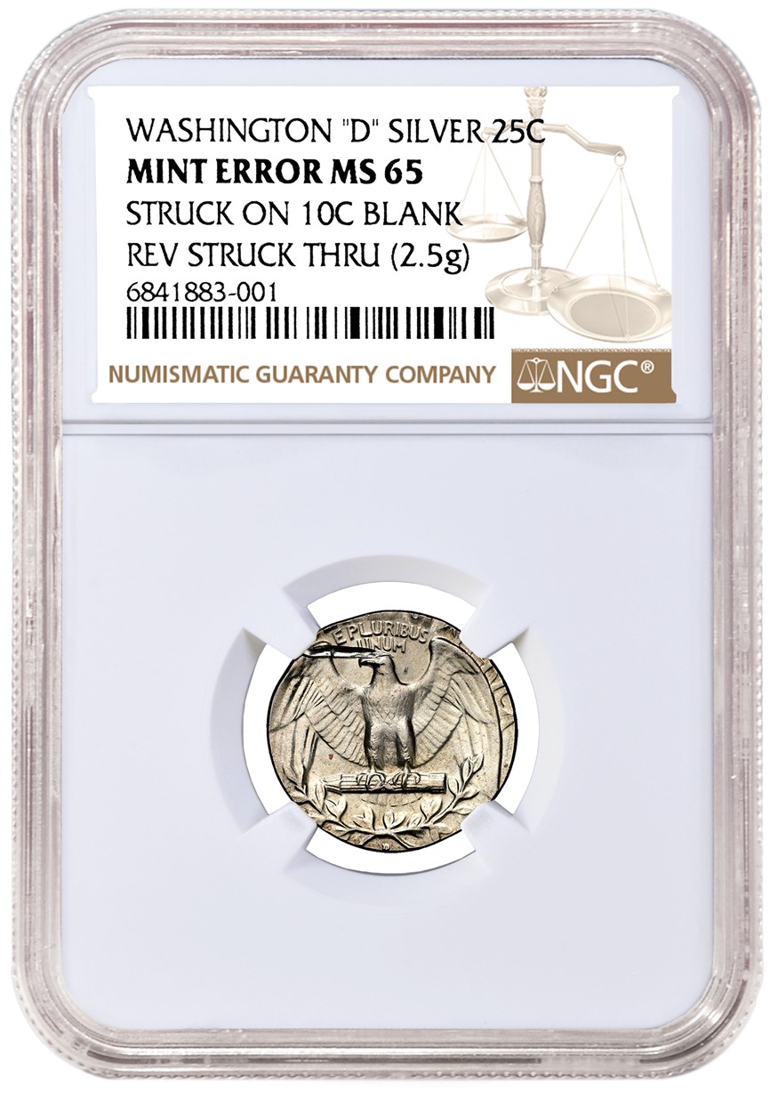 Mint Error Coin Chronicles: Strike-through Errors | NGC